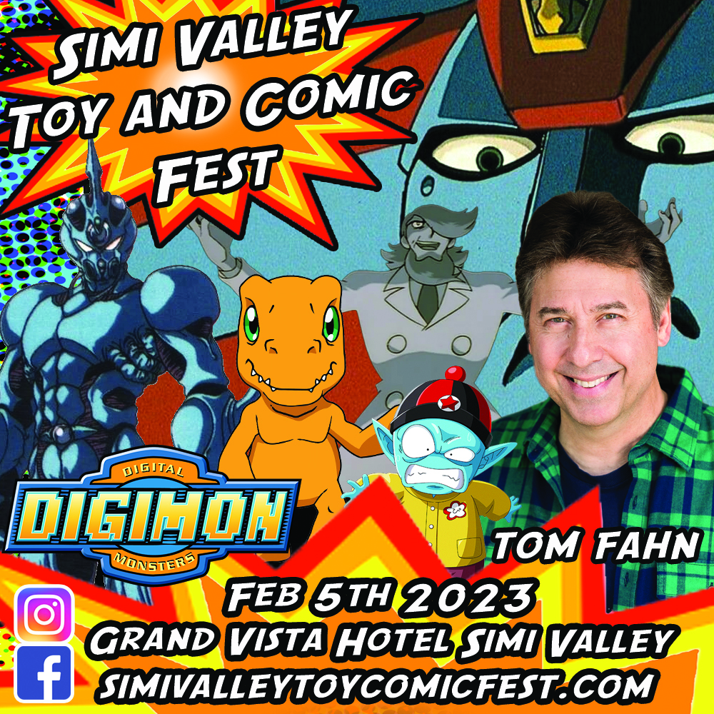 Guest Announcement Tom Fahn – Simi Valley Toy And Comic Fest